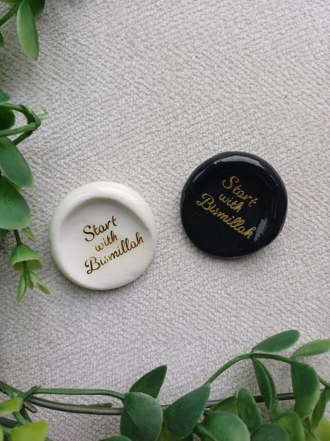 Worry Stone, Clay Worry Stone Emotional Support Pebble, Handmade Clay ...