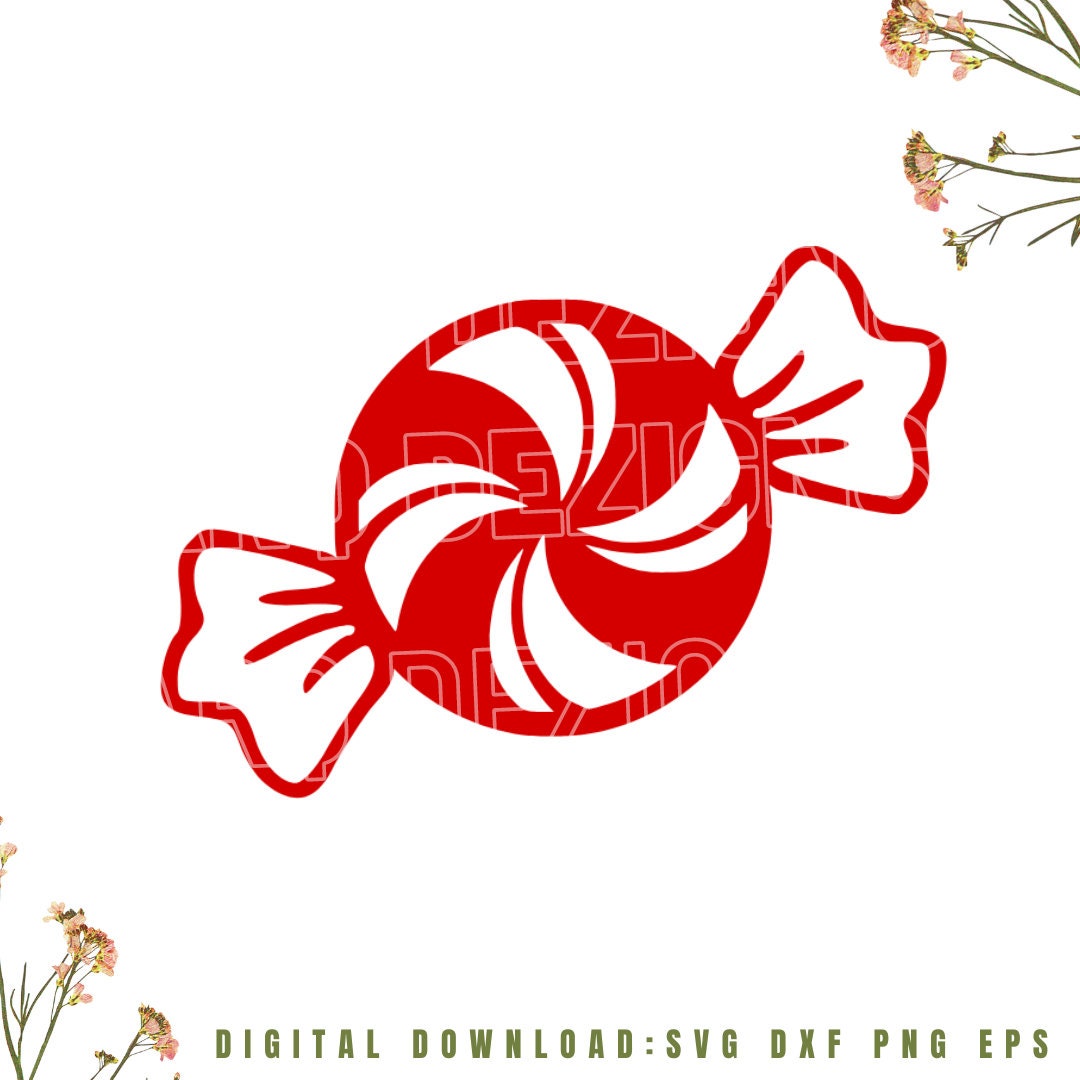 Peppermint Svg Sweet Svg Candy Cane Svg Candy Canes Bundle