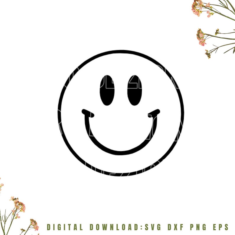 Smiley Face SVG, Smile SVG, Emoji Svg, Happy Face, Good Smiley Face Svg ...