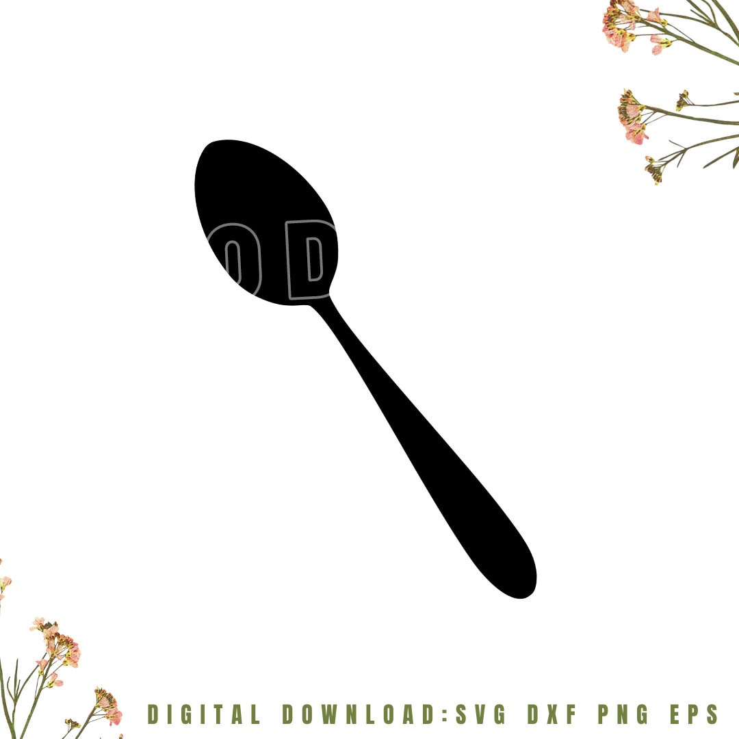 Spoon Svg, Tea Spoon Svg, Cutlery Kitchen Restaurant Svg Cricut ...