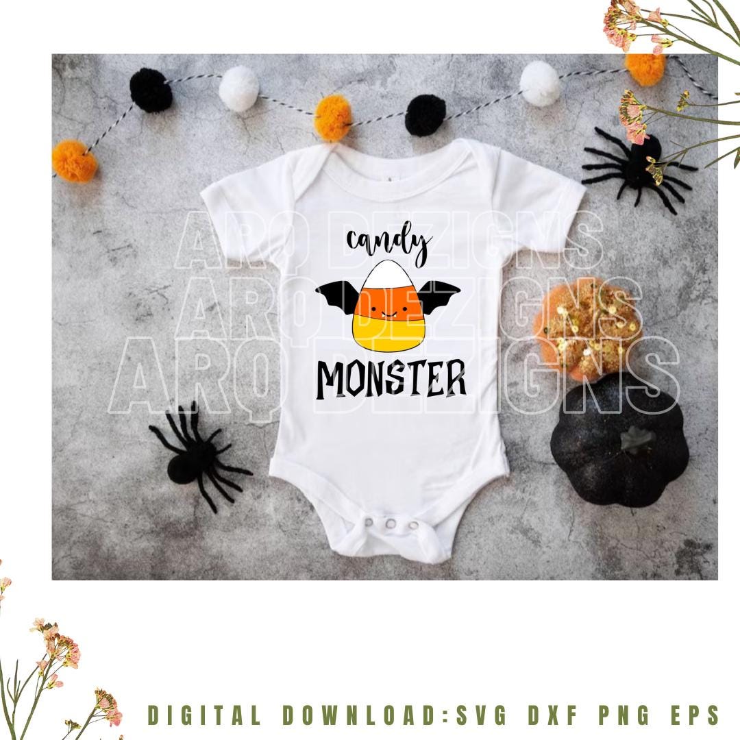 Candy Monster Svg , Kids Halloween Svg, Halloween Shirt Svg, Halloween ...