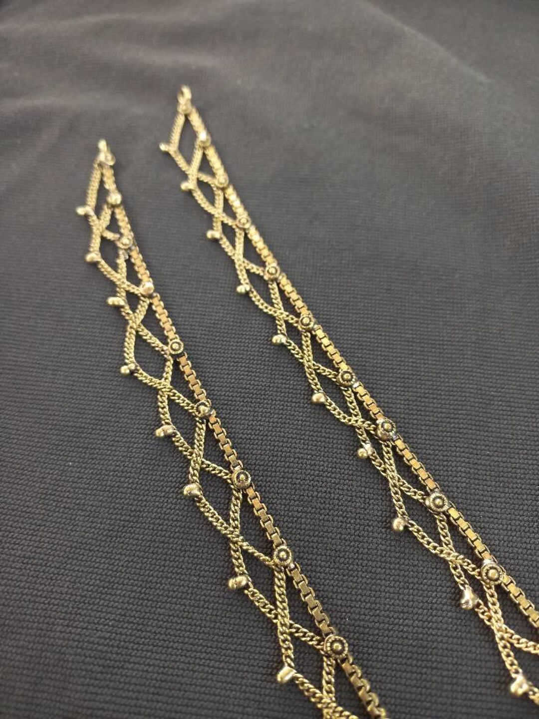 Traditional Indian Ethnic Anklet, Vintage Woman Anklet in Bronze - Etsy