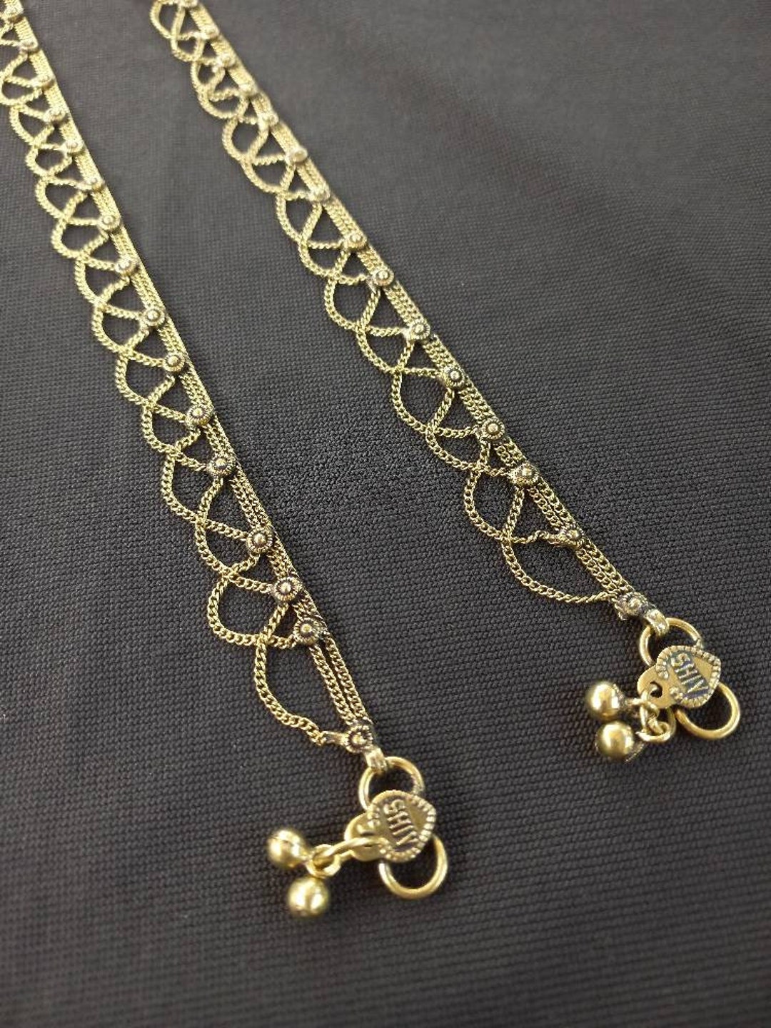 Traditional Indian Ethnic Anklet, Vintage Bronze Woman Anklet - Etsy