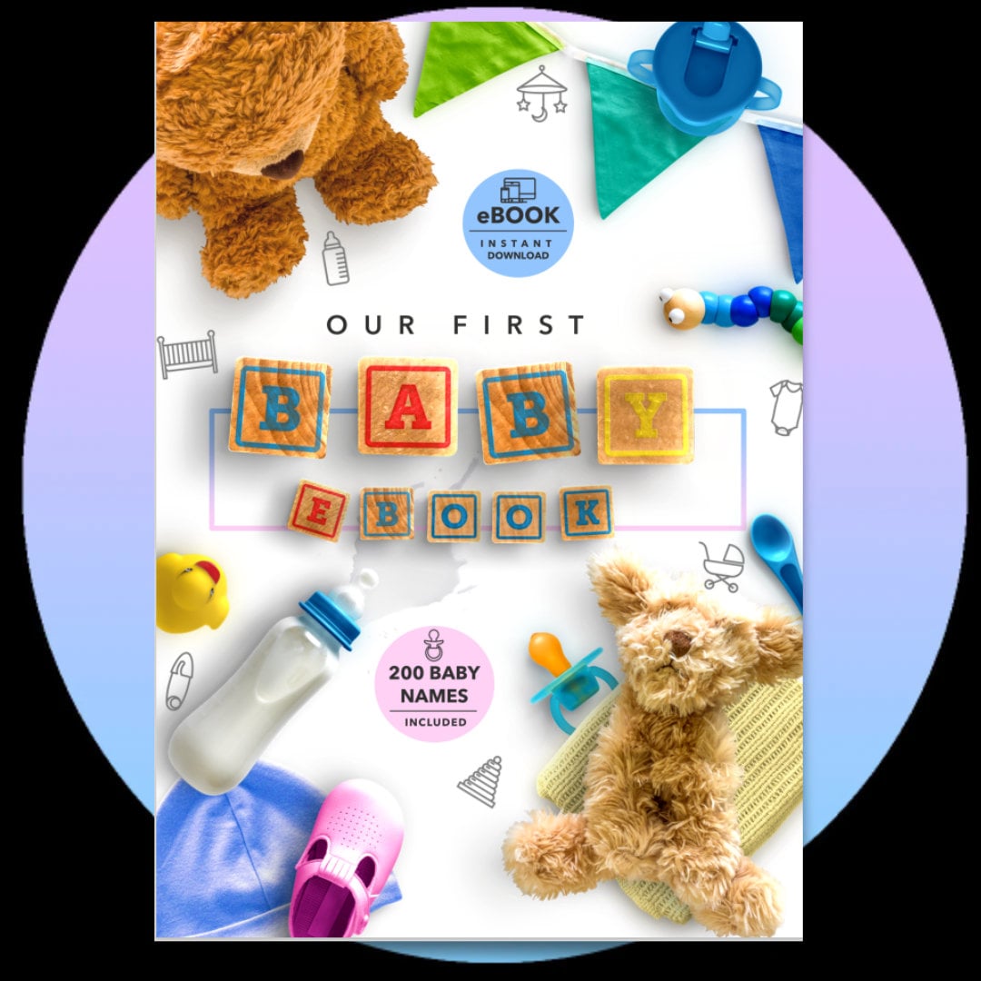 Our First Baby E-book Bonding Time and Communicating With - Etsy