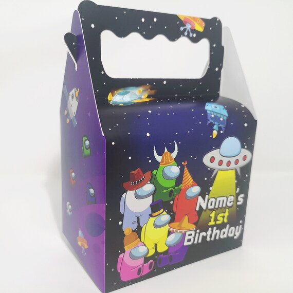 Among Us Children's Kids Personalised Party Boxes Bags | Etsy