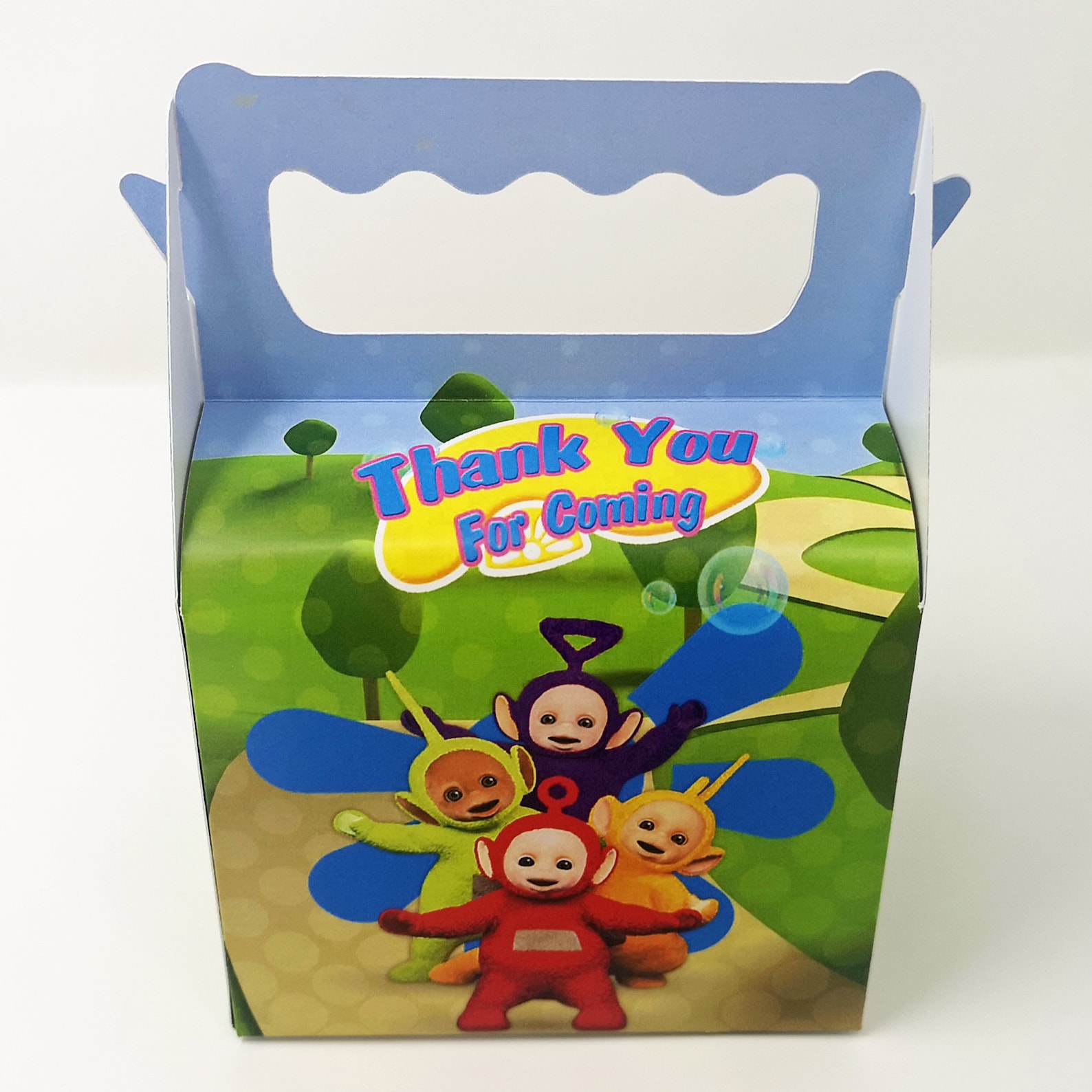 Teletubbies Children's Kids Personalised Party Boxes Bags Favour FAST ...