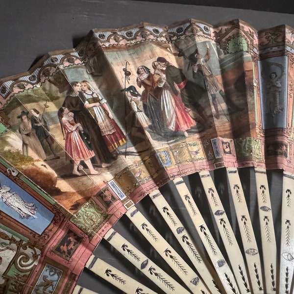 Antique Hand Fan - Etsy