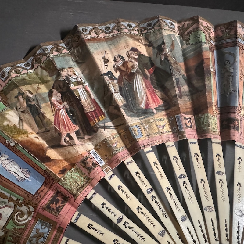 Antique Hand Fan - Etsy