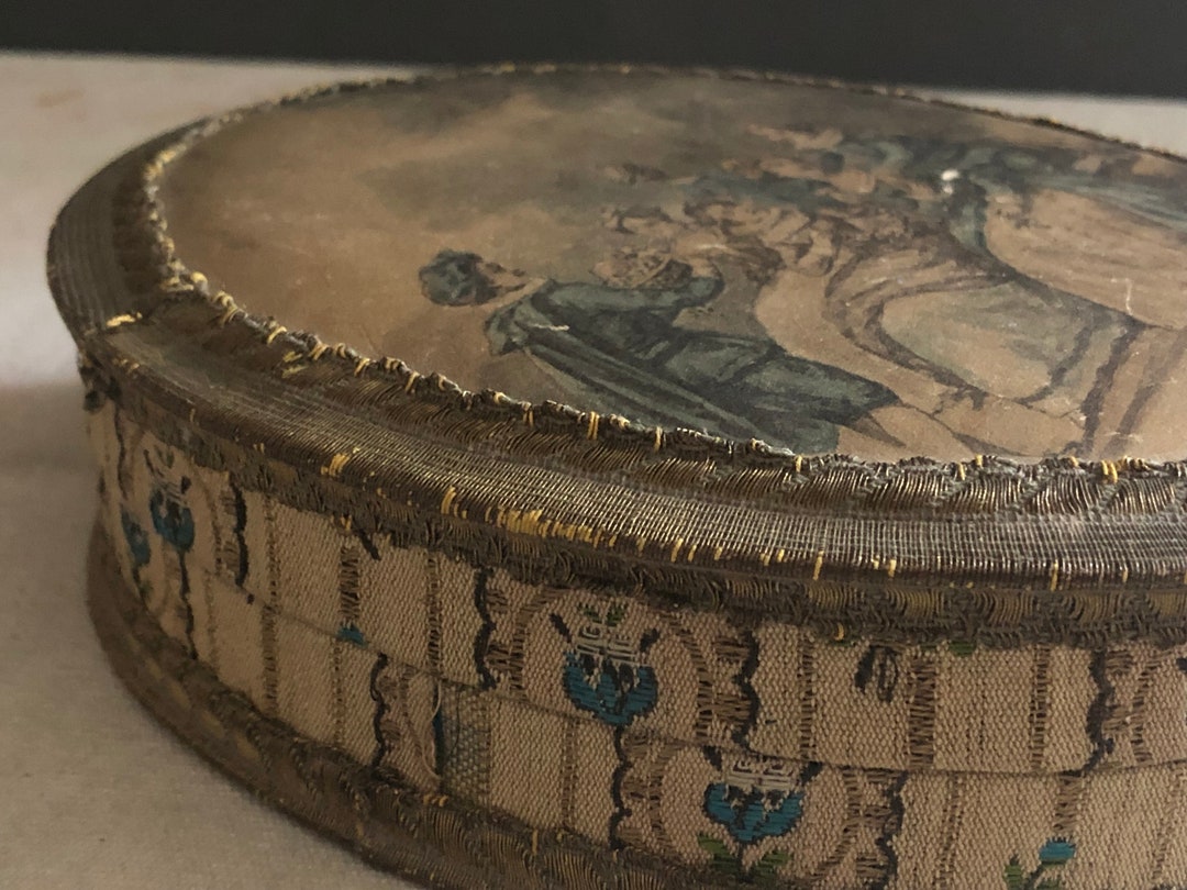 Antique Chocolate Box Antique Oval Box Antique Romantic Victorian Style ...