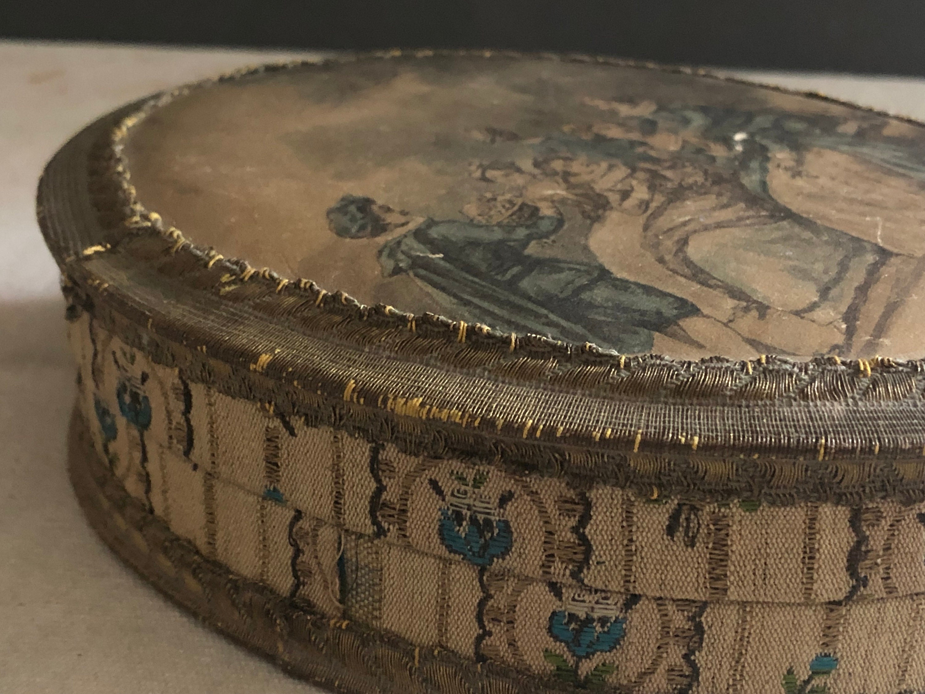 Antique Chocolate Box Antique Oval Box Antique Romantic - Etsy