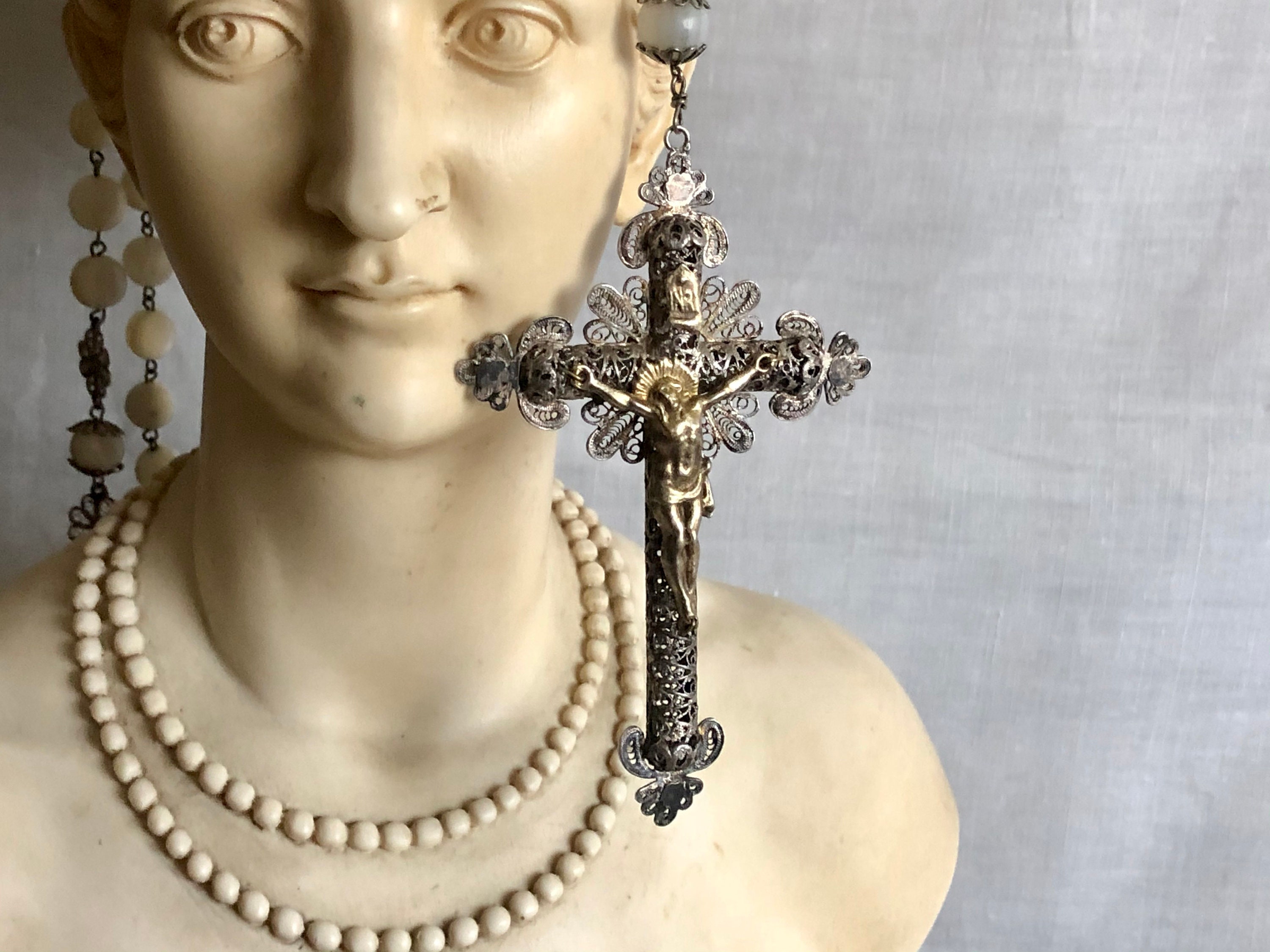 Antique Spanish Filigree Rosary A Gorgeous And Large Rosary | Etsy