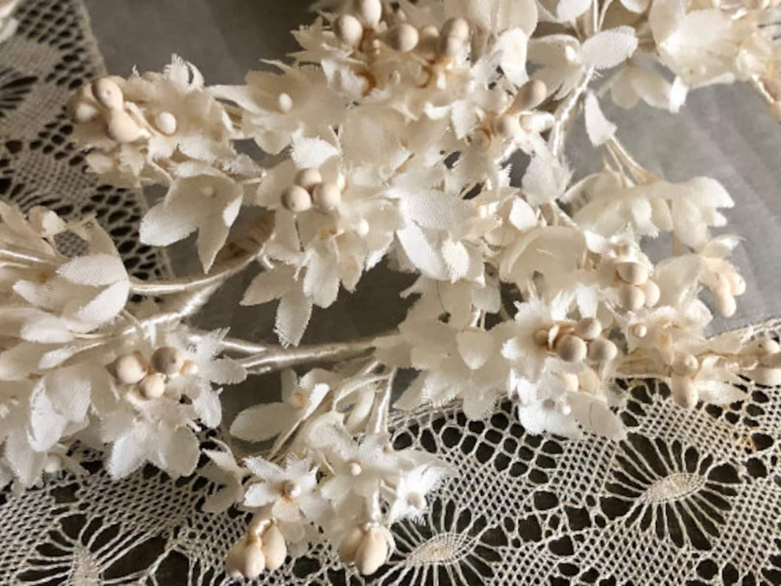 Antique Flower Girl Head Crown Bridal Bridesmaid Flower Girl - Etsy