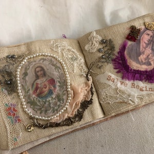 Handmade Shabby Religious Book. Flexible Fabric Religious Book ...