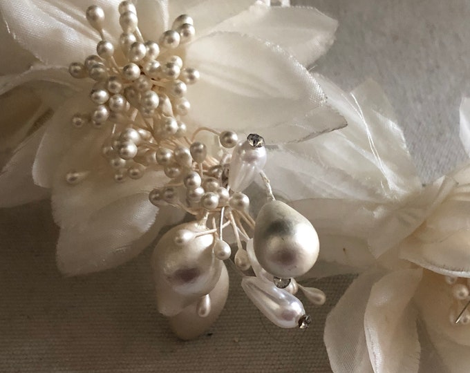 Beautiful Vintage 1900s Ivory Wax Flower Crown, Wedding Crown ...