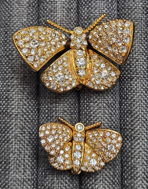 Joan Rivers Butterfly Brooch - Gem