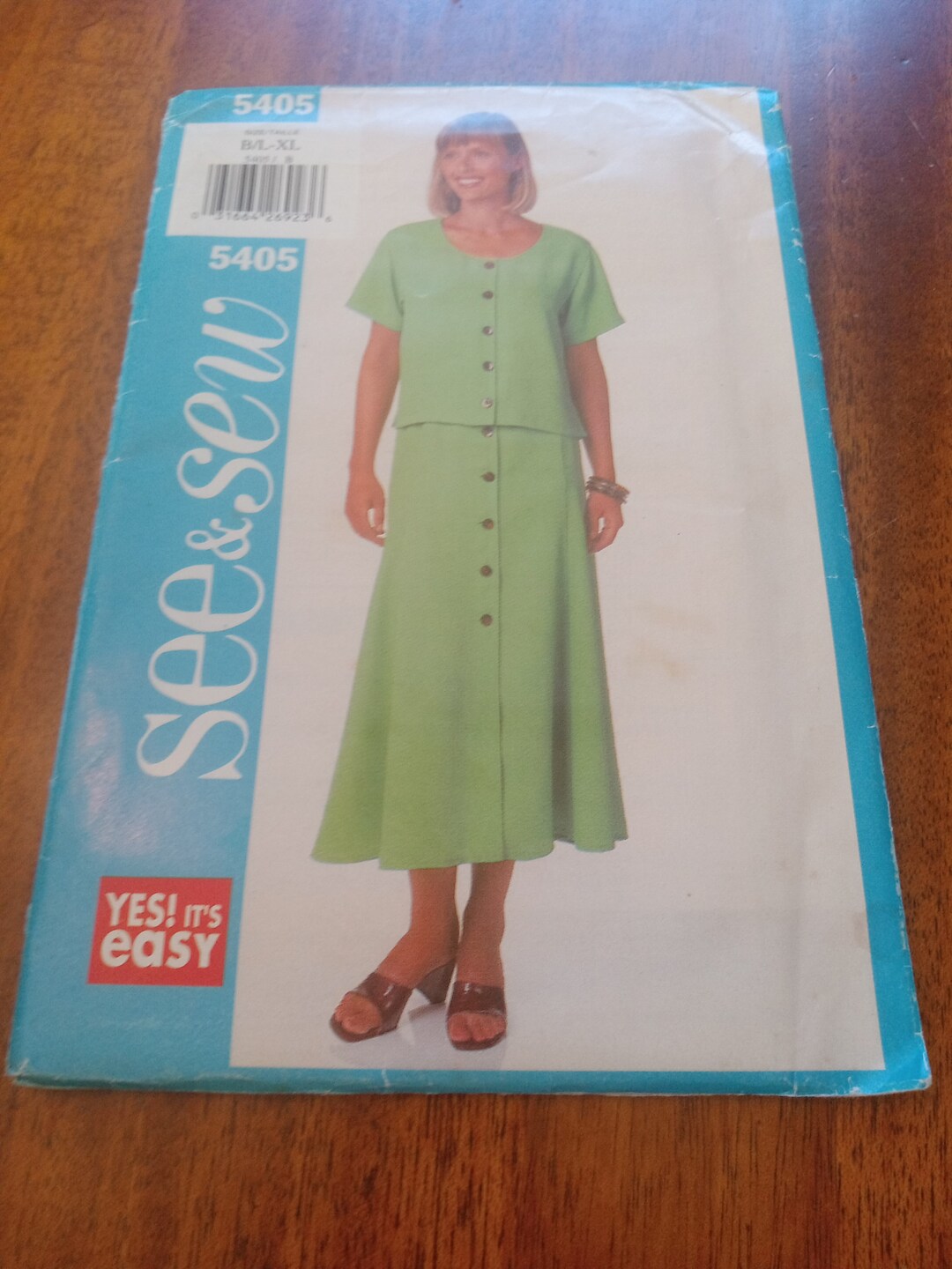 Butterick See & Sew Sewing Pattern 5405 Misses' Women's Petite Top ...