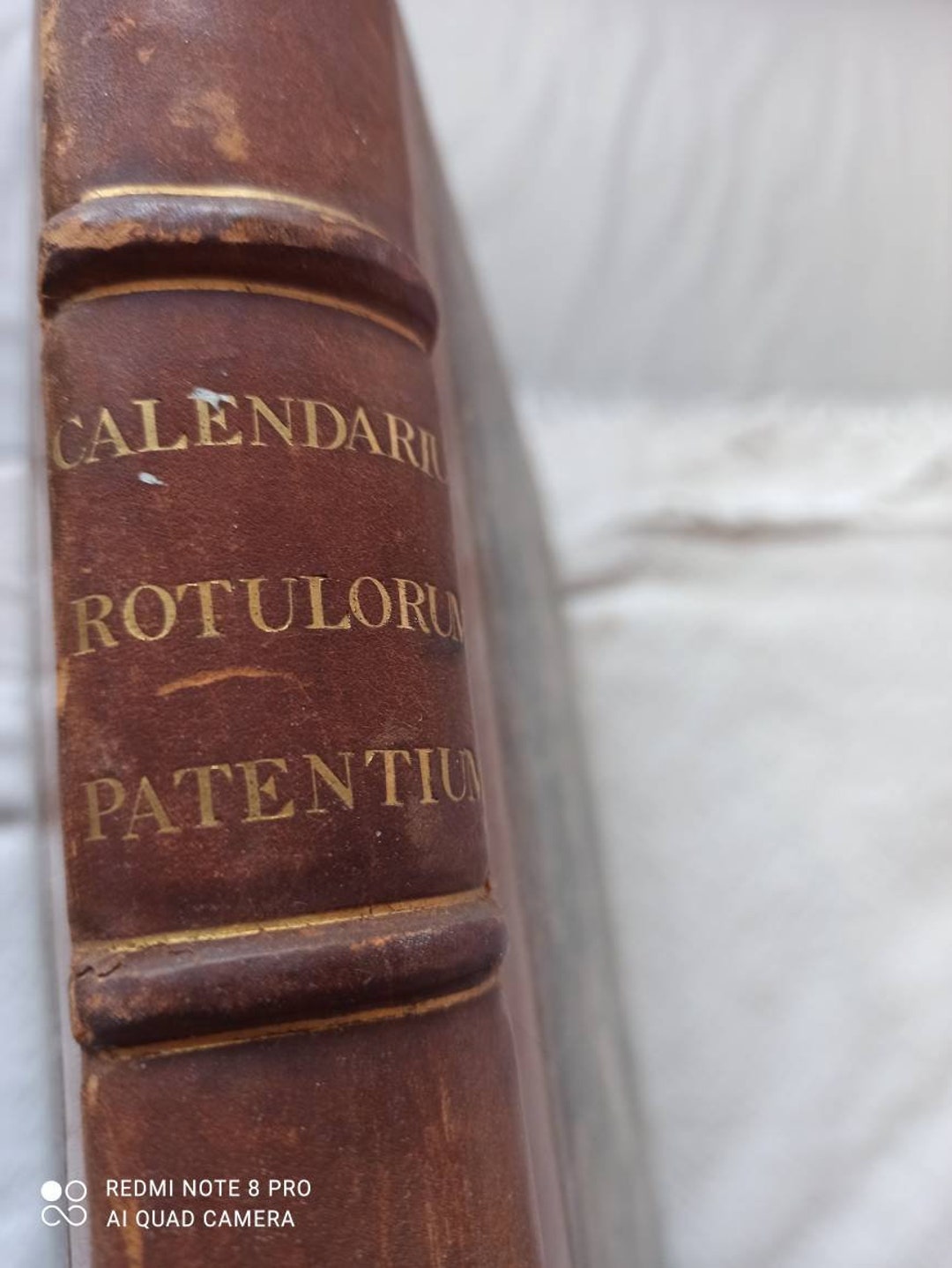 Antique English Book. Calendarium Rotulorum Patentium in Turri ...