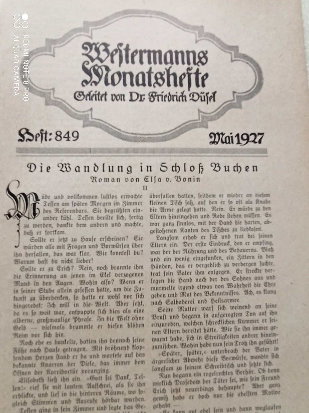 German Magazine Illustrations 1927 Monatshefte is a German Cultural ...