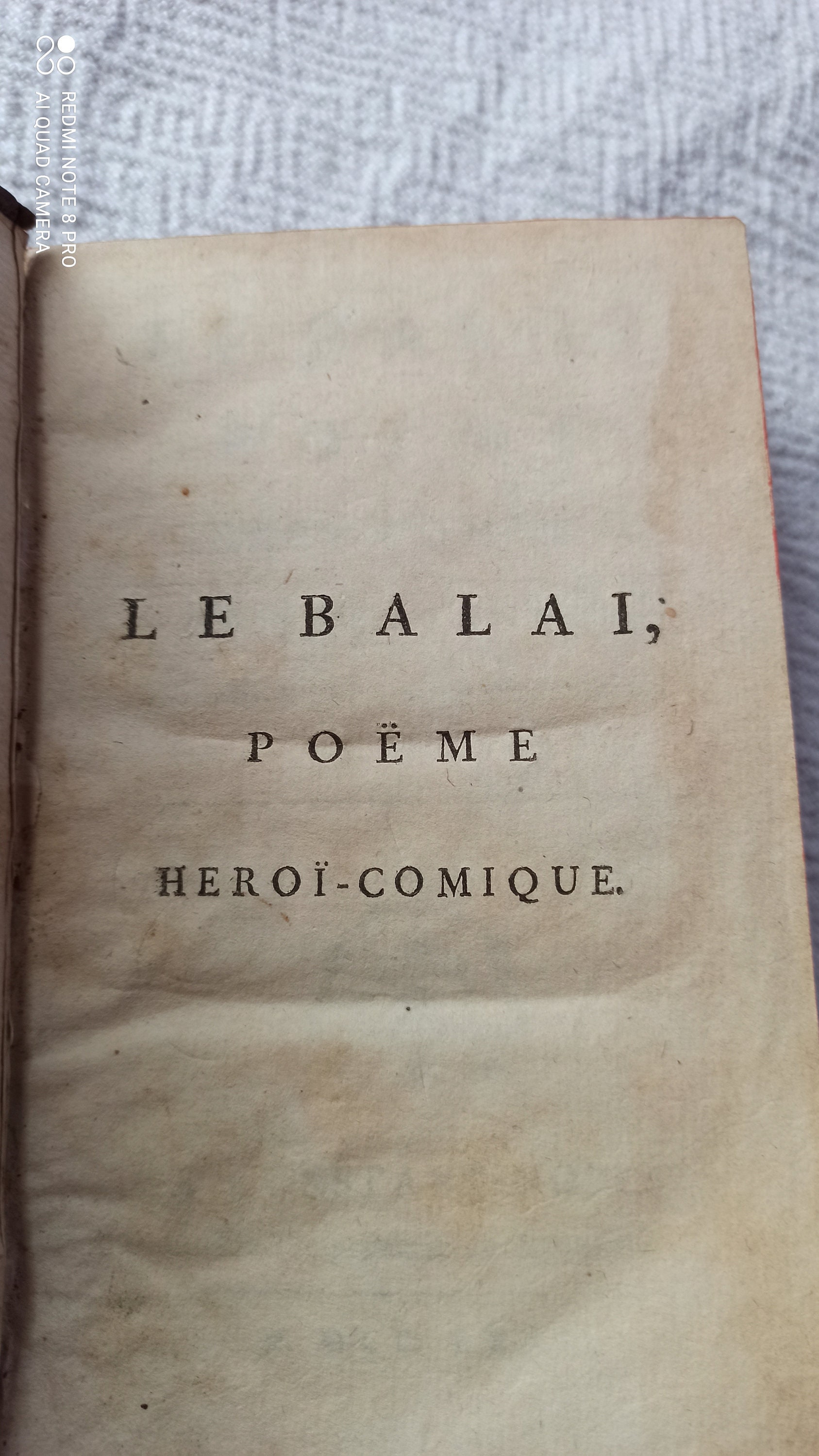 Le Balai Dulaurens 1772, Parapilla Bordes 1776 Heroic Comic Books ...