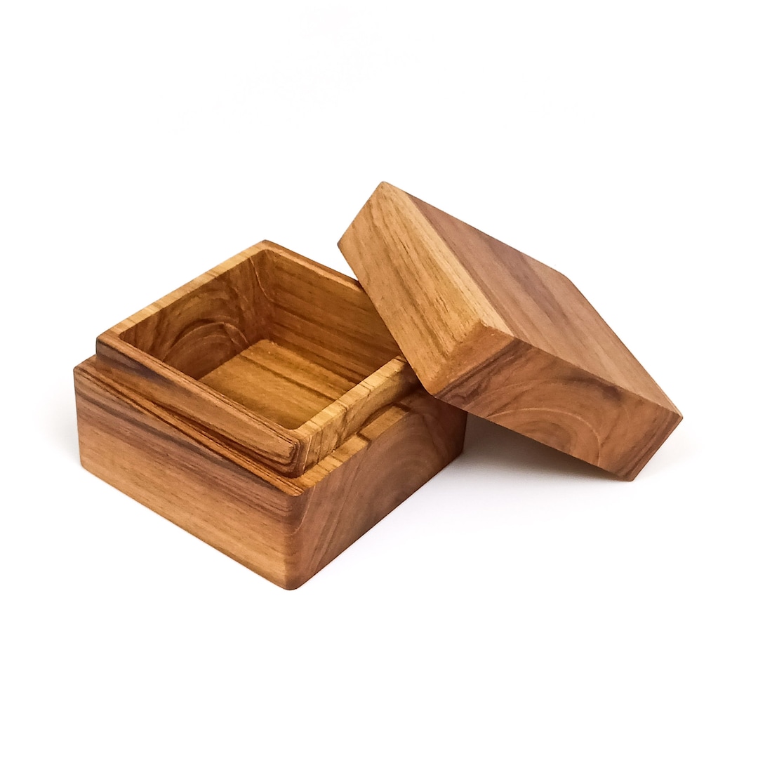Multipurpose Teak Wood Box - Etsy