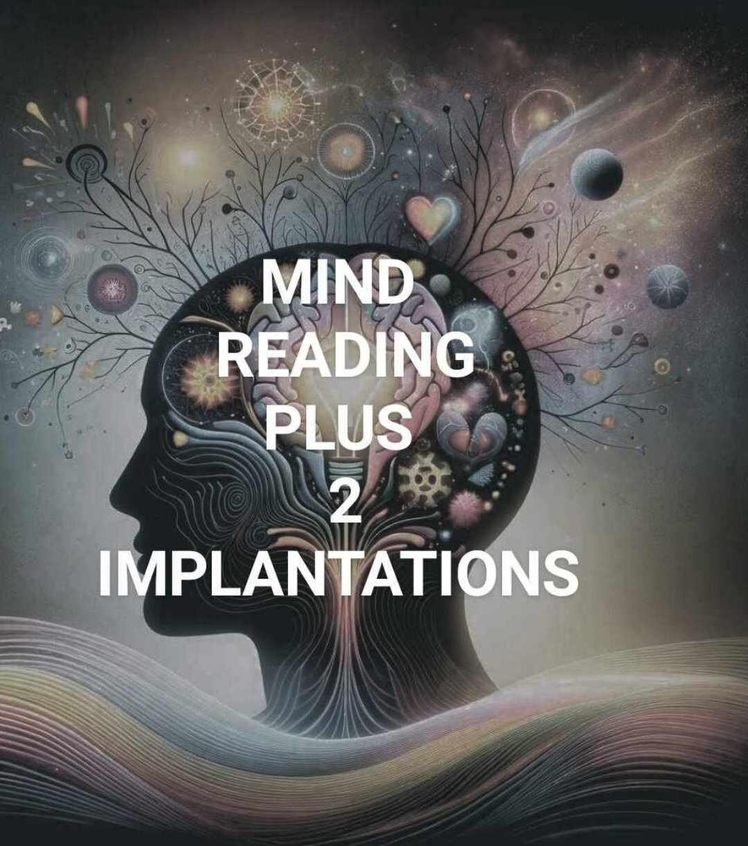 Mind Reading Plus 2 Thought Implantations - Etsy