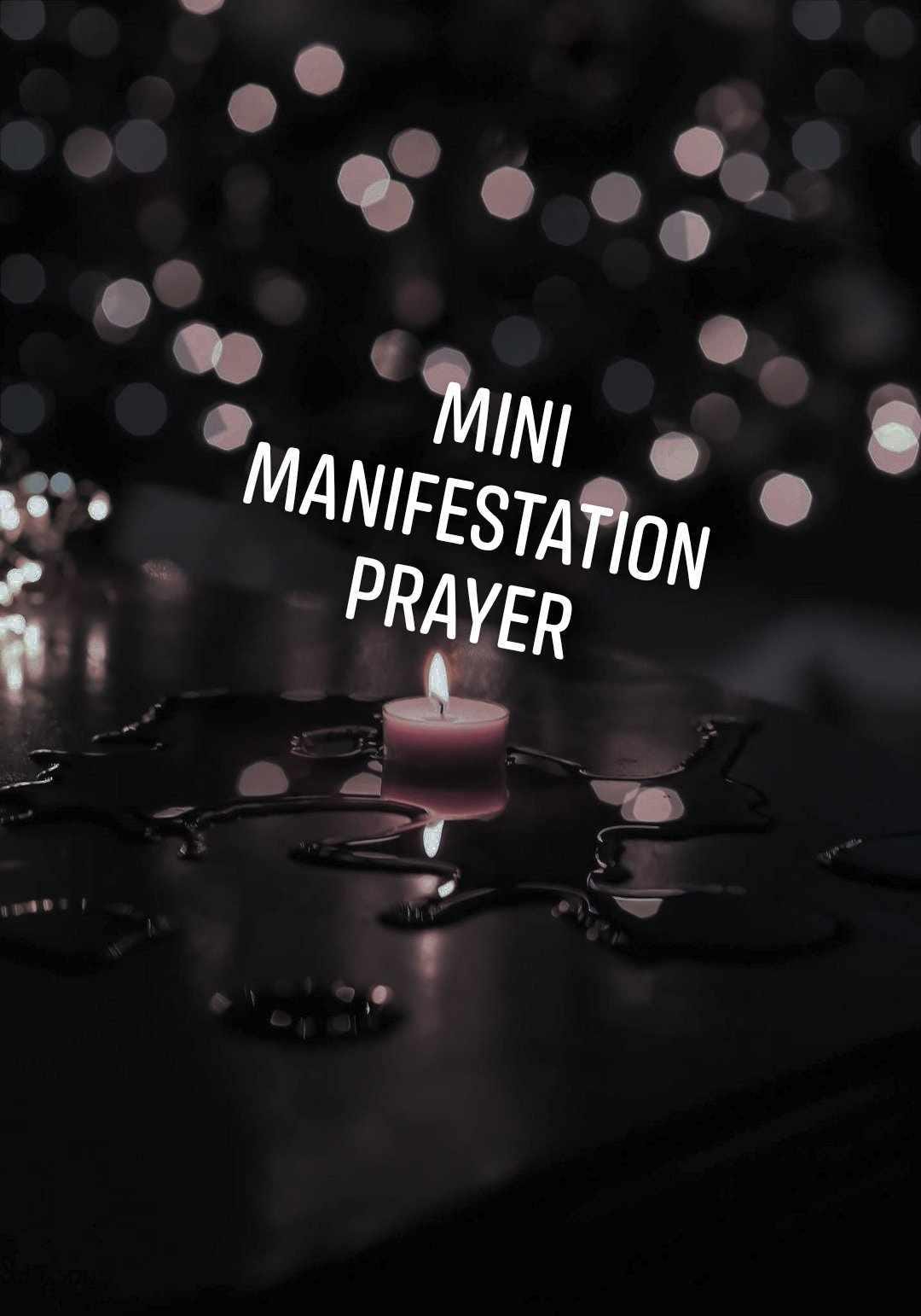 Mini Manifestation Prayer - Etsy