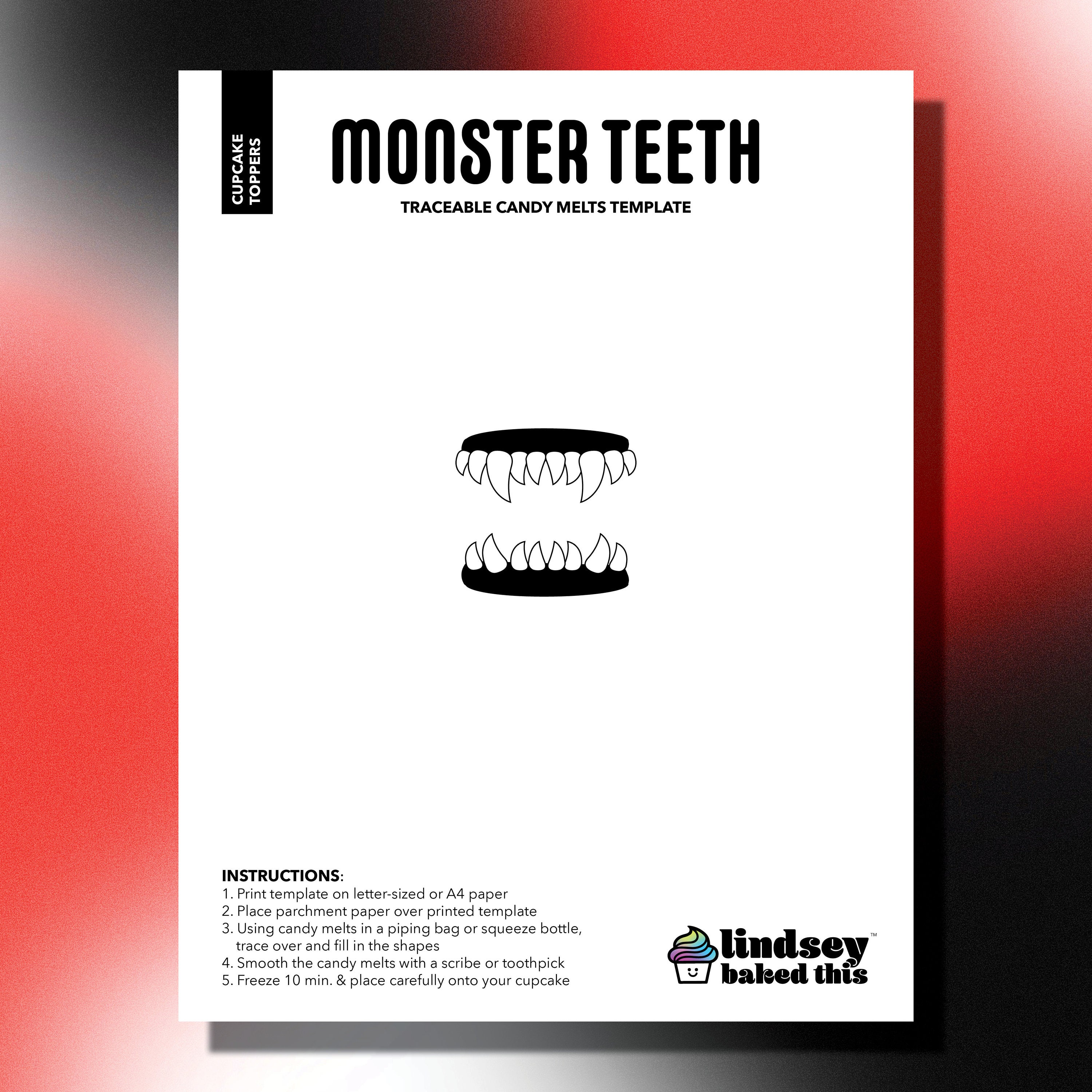 Monster Teeth Template