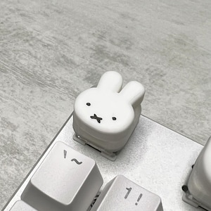 Bunny Keycap & Keychain | Stress Relief Fidget Toy | Cartoon Collection ...