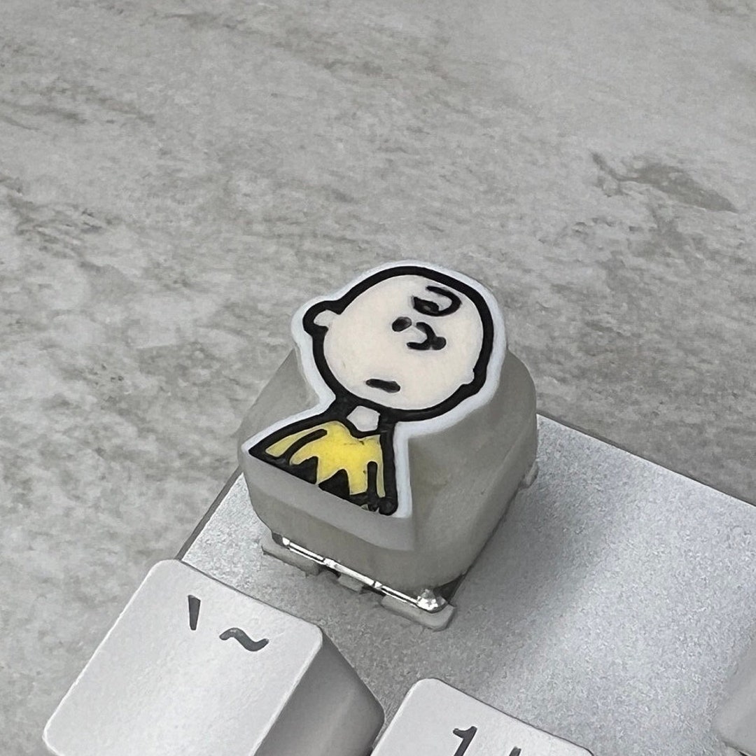 Charlie Brown Keycap Cartoon Collection 3D Printed Keyboard Accessory ...