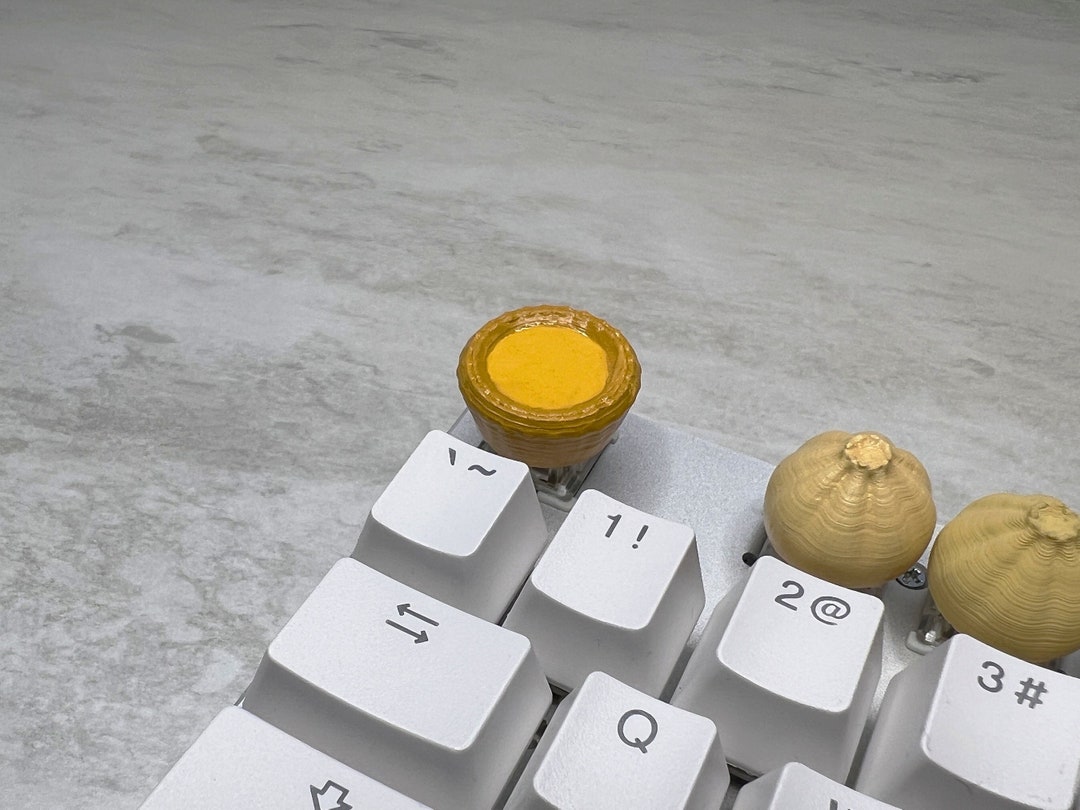 Egg Tart dan Tat Keycap Artisan Dim Sum Keycaps Collection - Etsy