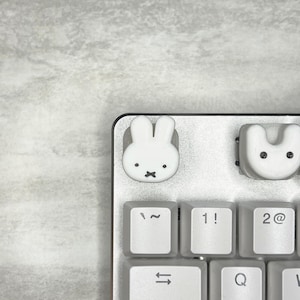 Bunny Keycap & Keychain | Stress Relief Fidget Toy | Cartoon Collection ...