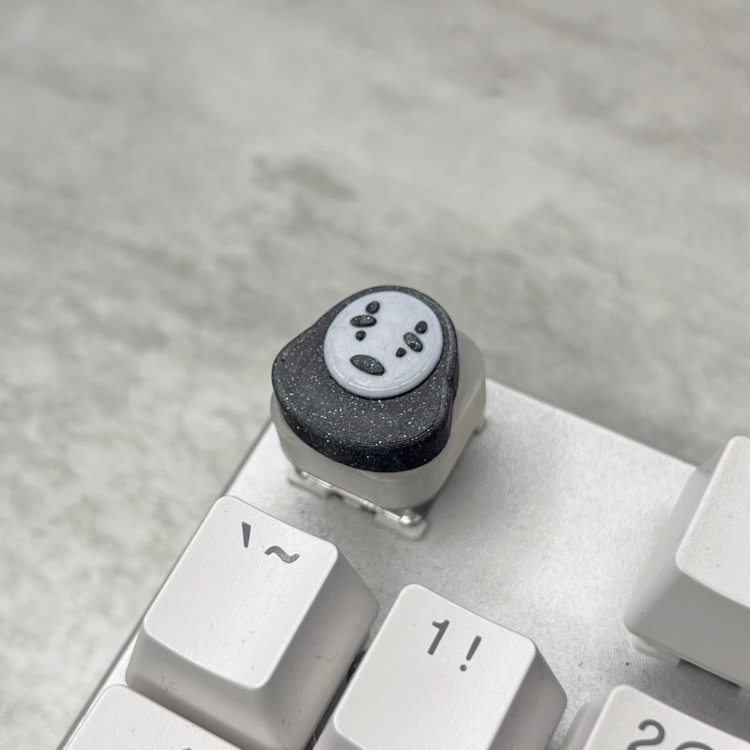 No Face Kaonashi Keycap Cartoon Studio Ghibli Collection 3D Printed ...