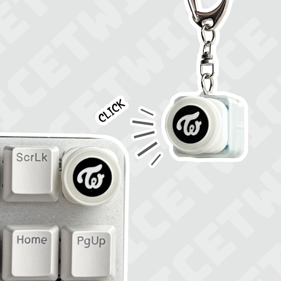 TWICE Keycap & Keychain | Stress Relief Fidget Toy | K-pop Lightstick ...
