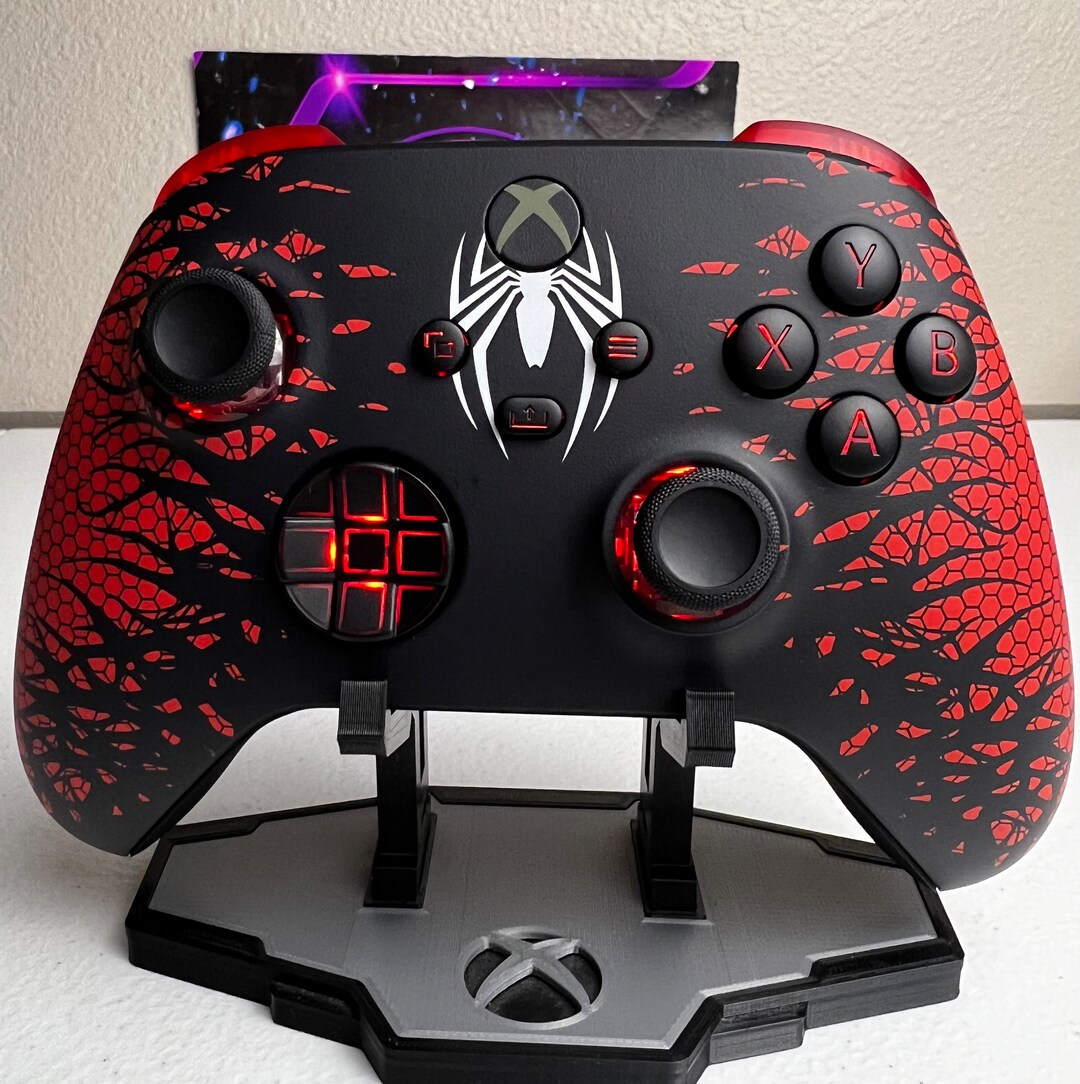 Comic Book Super Hero Theme RGB LED Custom Wireless Controller for Xbox ...