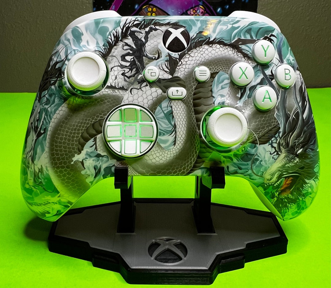 Dragon Theme RGB LED Custom Wireless Controller for Xbox or PC - Etsy