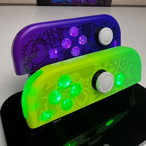 Splat00n 3 Inspired - RGB LED - Custom Joycons for the Nintend Switch ...