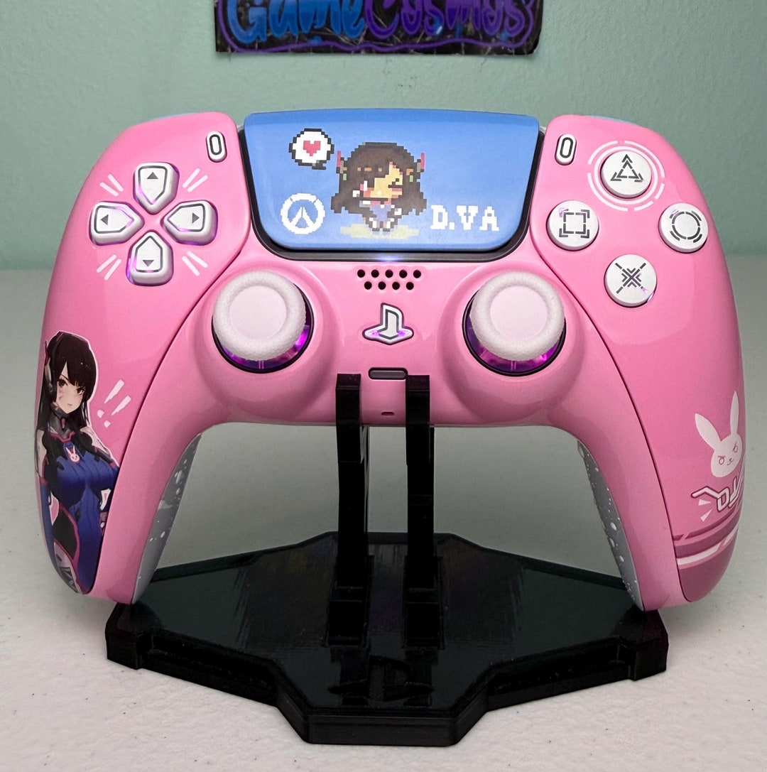 D.va OW2 - RGB LED - Custom Wireless Controller for PS5 or PC - Etsy