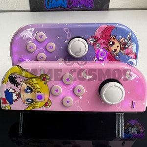 Kawaii Chibi - Cute Anime - RGB LED - Custom Joycons for the Nintend ...