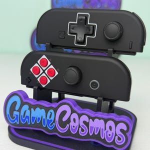 Retro NES Inspired - Black Accents - Custom Joycons for the Nintend ...