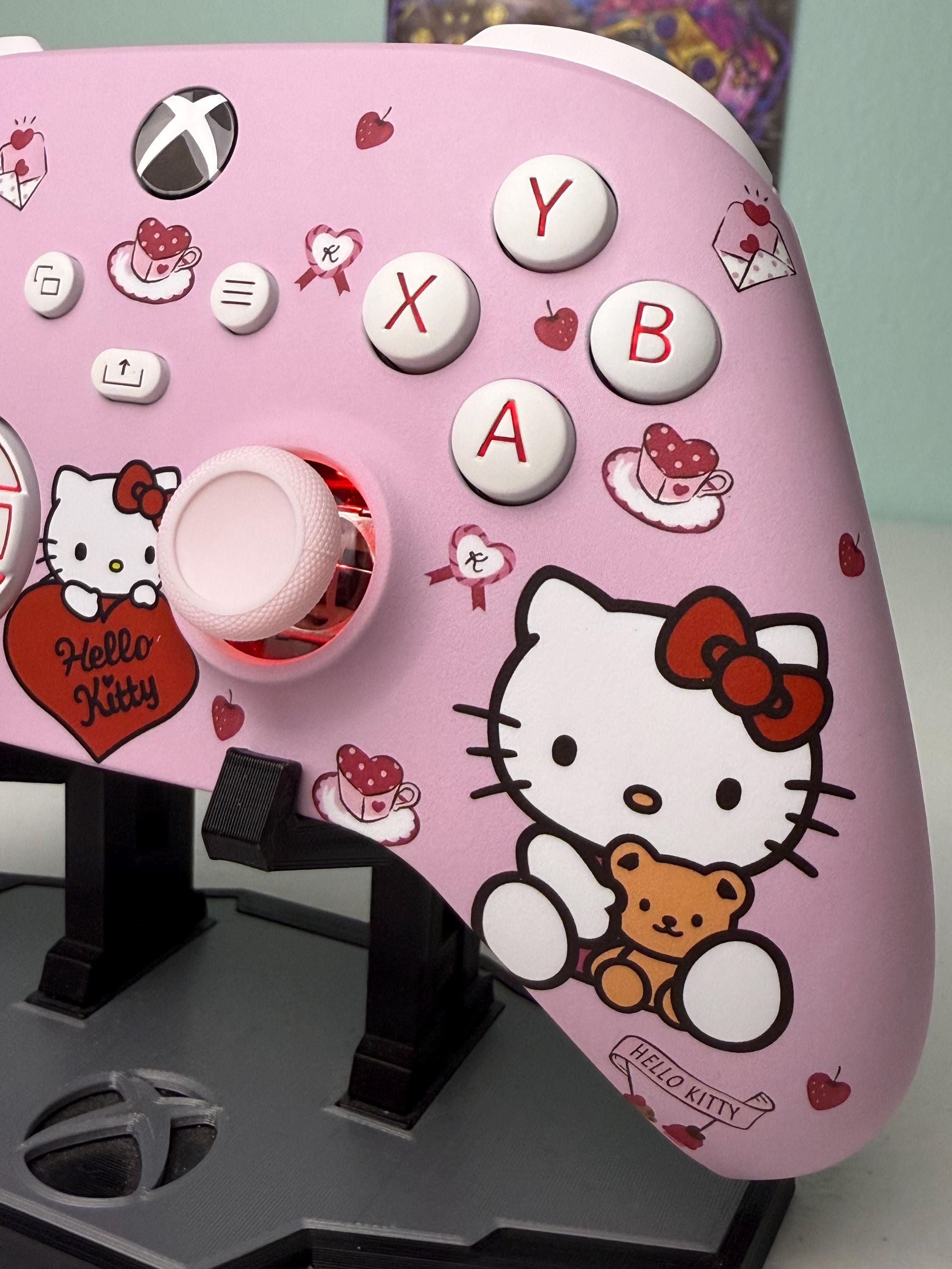 Cute Cartoon Kitty - RGB LED - Custom Wireless Controller for Xbox or ...