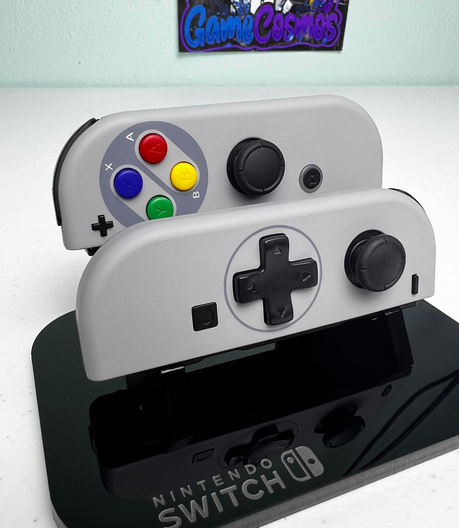 Retro SNES Inspired - EU Famicom - Custom Joycons for the Nintend ...