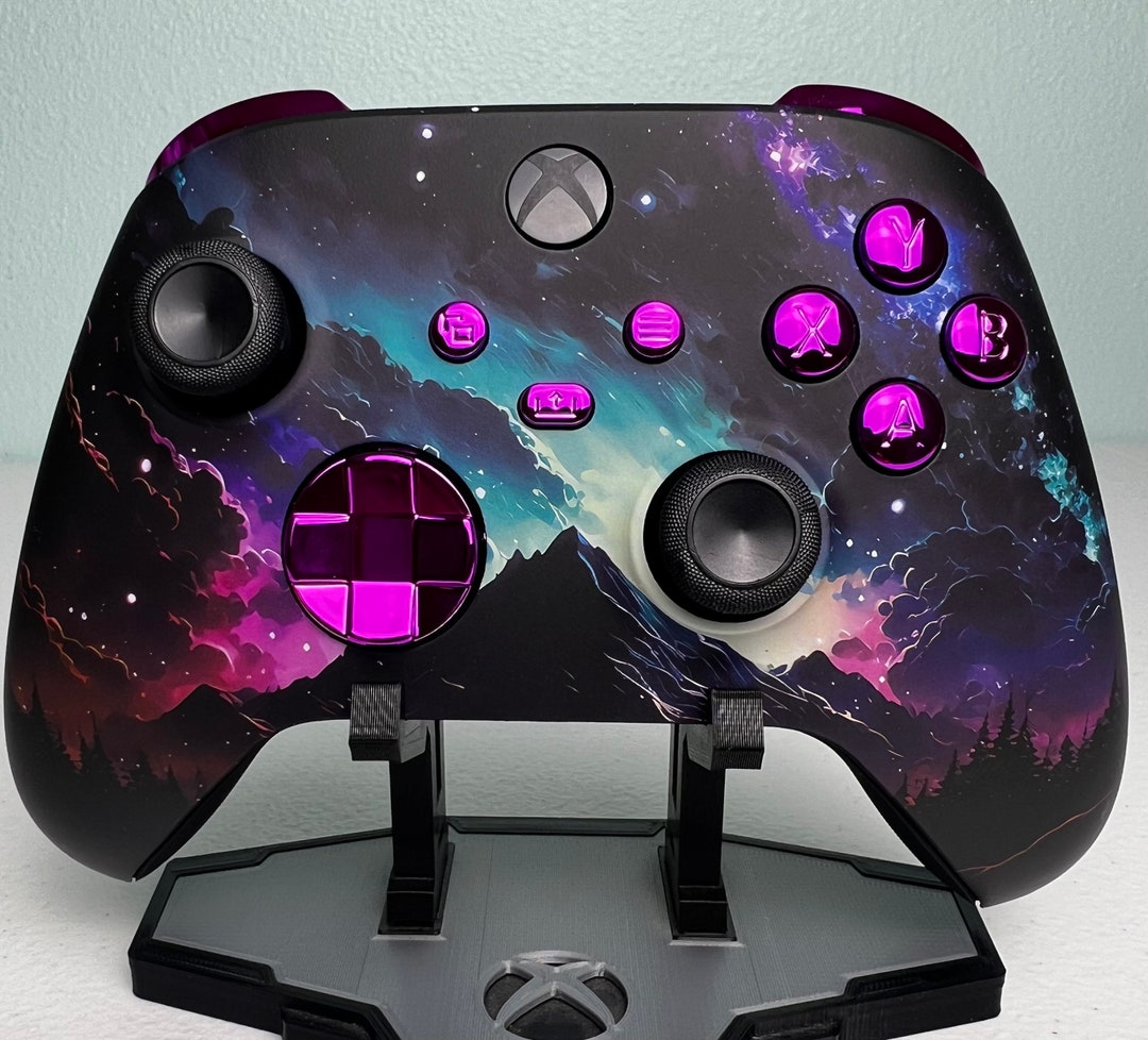 Wild Mountain Purple Chrome Custom Wireless Controller for Xbox or PC ...