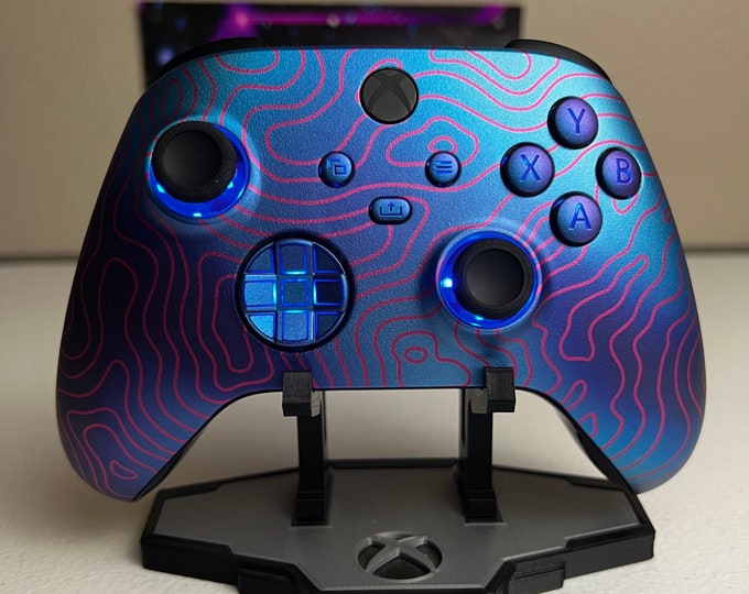 Chameleon Maze Theme - RGB LED - Custom Wireless Controller for Xbox or ...