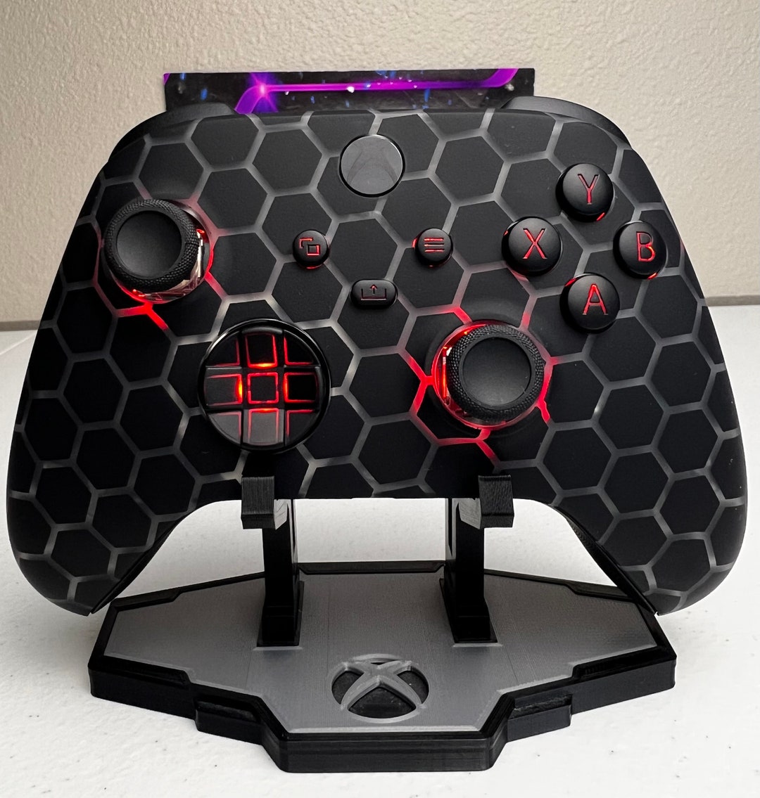 Honeycomb Theme - RGB LED - Custom Wireless Controller for Xbox or PC ...