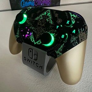 Zelda TOTK - RGB Led - Glow in the Dark - Custom Pro Controller for the ...