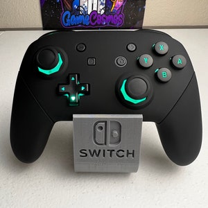 Soft Touch Black - RGB LED - Gated Sticks - Custom Pro Controller for ...
