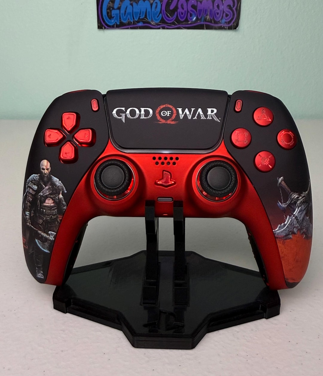 Greek Mythology God - Gow - RGB LED - Custom Wireless Controller for PS5 or PC - Etsy