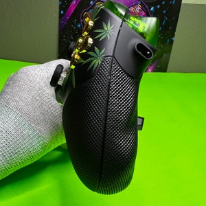 Green Weeds Theme RGB LED Custom Wireless Controller for Xbox or PC - Etsy