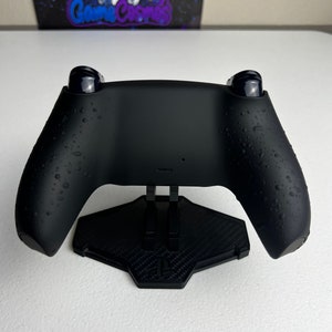 Lightning Theme RGB LED All Black Custom Wireless Controller for PS5 or ...