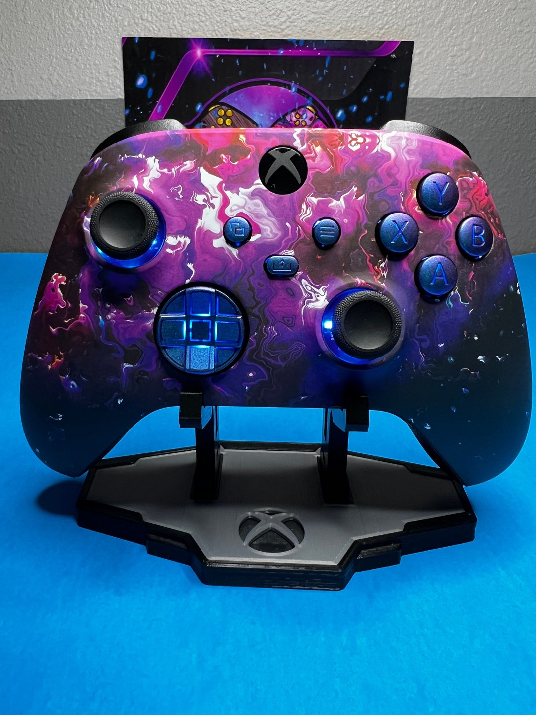 Molten Lava Theme RGB LED Custom Light up Wireless Controller xbox ...